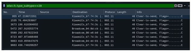 Blog de Internet Security Auditors: Wi-Fi DoS: CTS Frame Attack